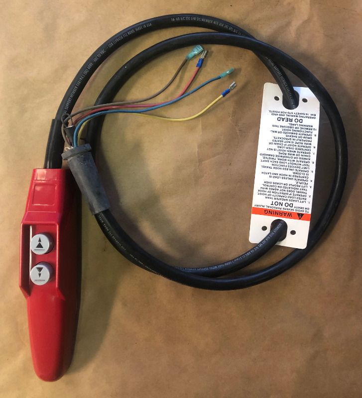 Coffing JLC 2-Speed Pushbutton Station and Control Cable Assembly 16 ... Coffing JLC 2-Speed Pushbutton Station and Control Cable Assembly 16 ...